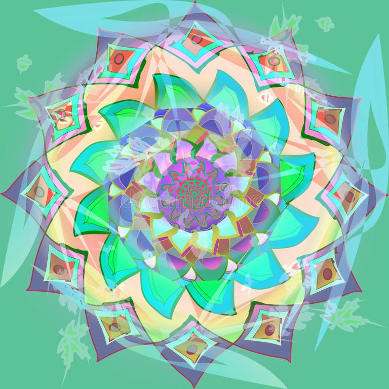 Mandala Light Stock Illustrations – 113,930 Mandala Light Stock ...