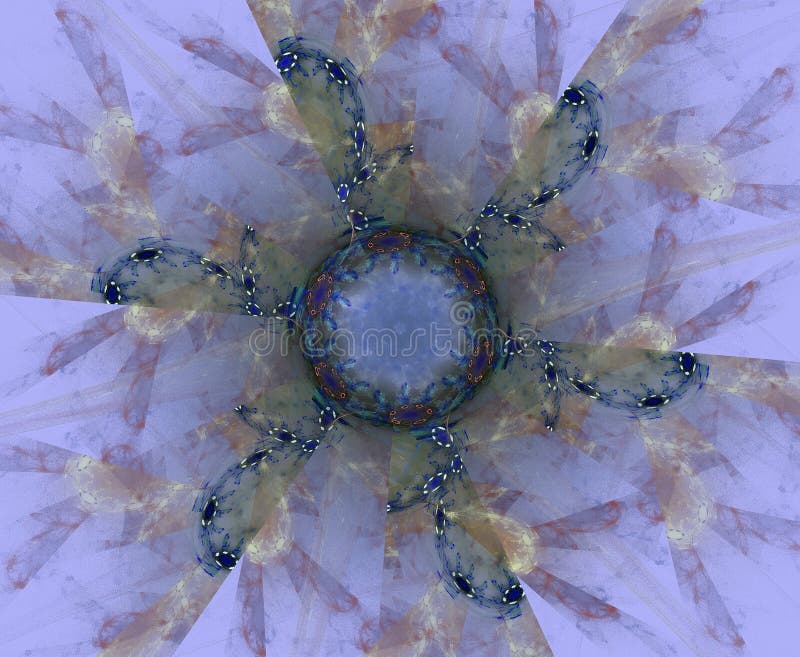 Mandala abstracte vormen stock illustratie. Illustration of licht ...