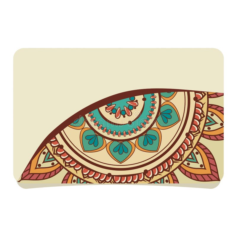 Mandala Art Decorative Icon Stock Illustration - Illustration of ...