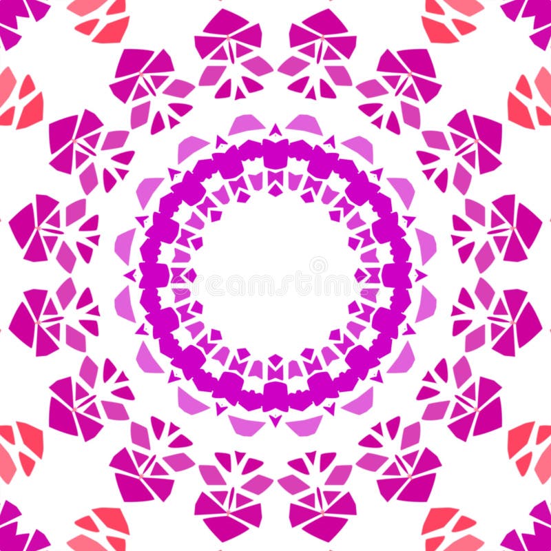 Mandala Art with Modern Design Stock Illustration - Illustration of ...