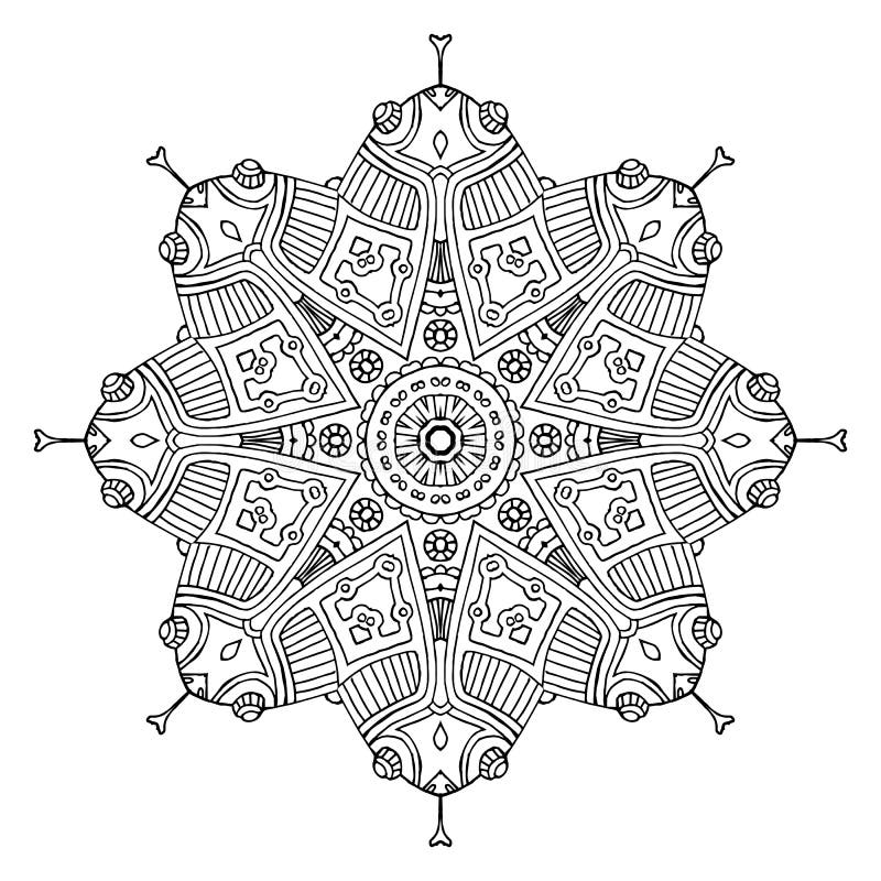Mandala azteca de la rana ilustración del vector. Ilustración de ...