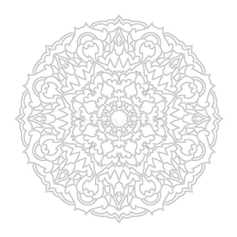 Mandala with a Cat Coloring is Simple. Batman Mandala Stock ...