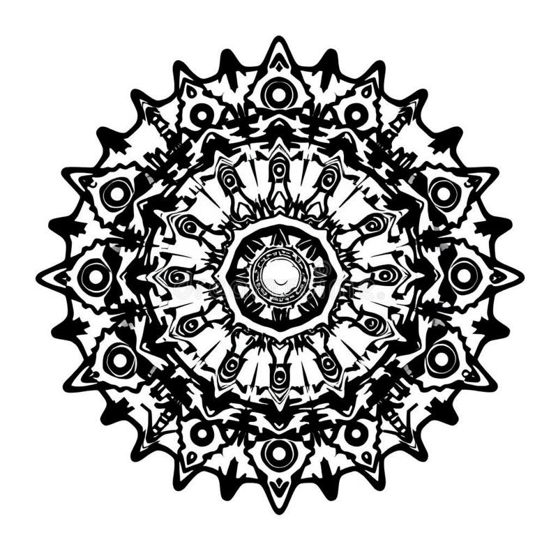 A Mandala Collection of Geometric Harmony and Unique Design Stock ...
