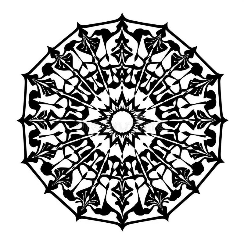 A Mandala Collection of Geometric Harmony and Unique Design Stock ...