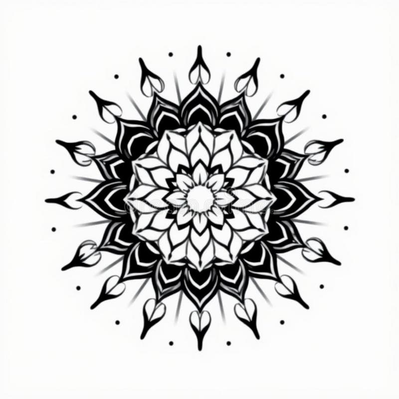 A Mandala Collection of Geometric Harmony and Unique Design Stock ...