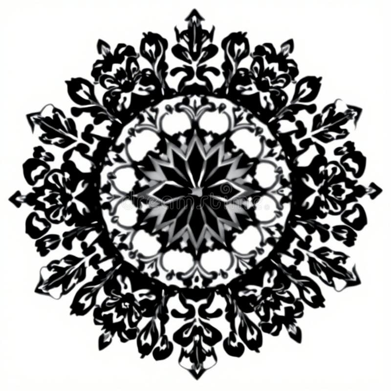 A Mandala Collection of Geometric Harmony and Unique Design Stock ...