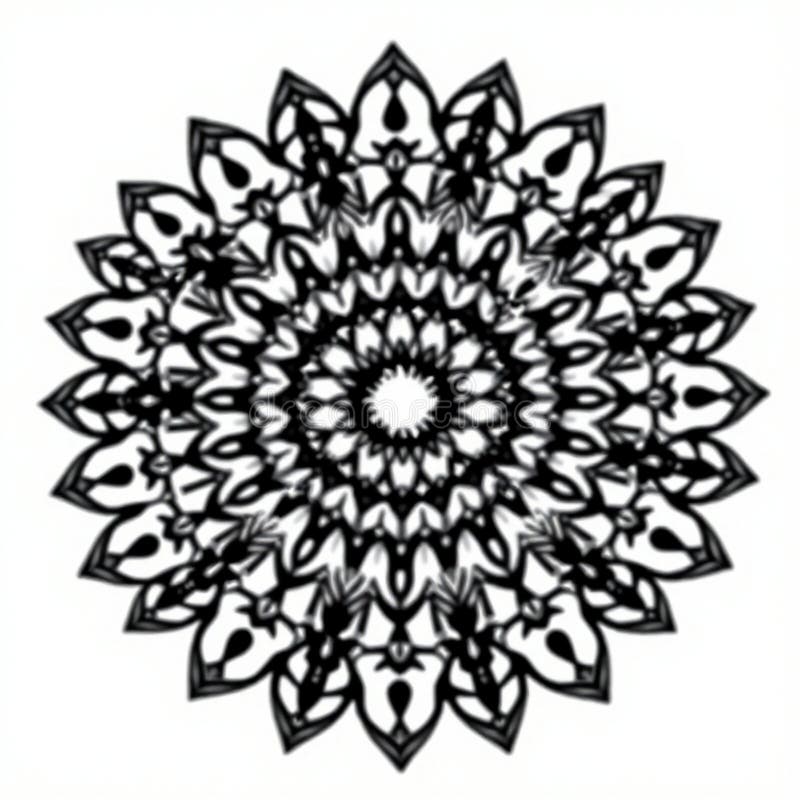 A Mandala Collection of Geometric Harmony and Unique Design Stock ...