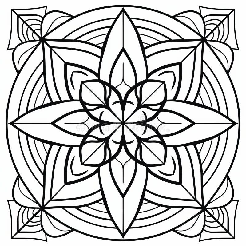 Rectangular Mandala Stock Illustrations – 414 Rectangular Mandala Stock ...