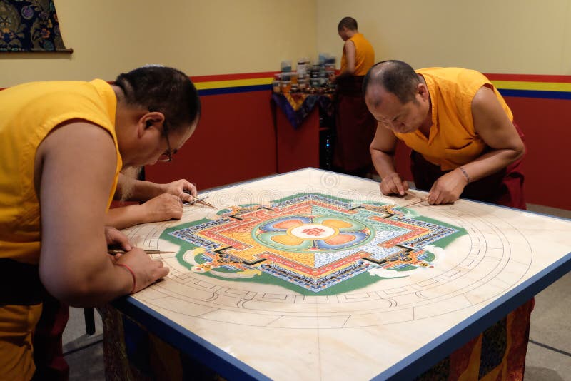 Mandala of Compassion editorial image. Image of tibetan - 47488975