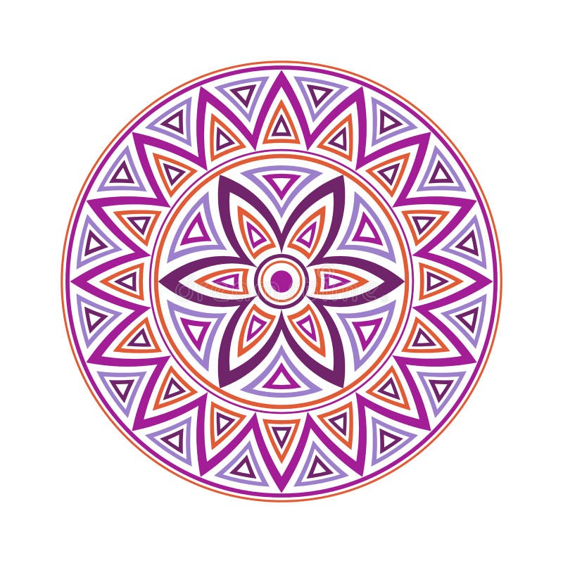 Beautiful Indian Circular Pattern Stock Illustrations – 2,828 Beautiful ...