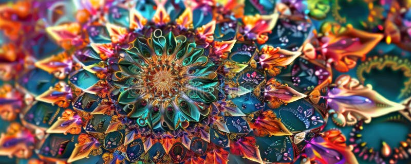 A Mandala Design Based on the Fibonacci Sequence, with Intricate ...