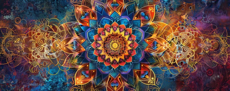 A Mandala Design Based on the Fibonacci Sequence, with Intricate ...