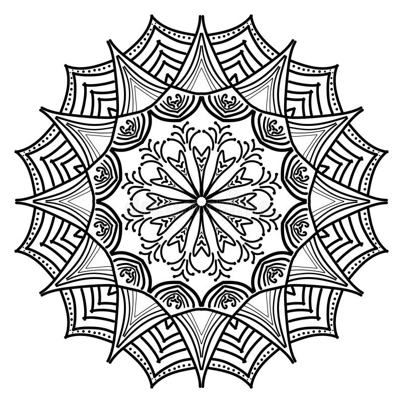 Mandala Design Vector Art Illustrator Eps Stock Illustration ...