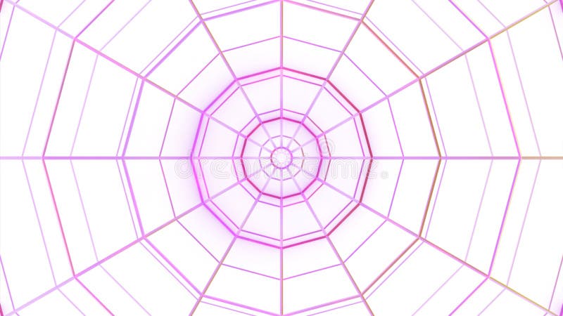 Mandala Effect Withs Spider Web. Design. Blinking and Pulsating ...