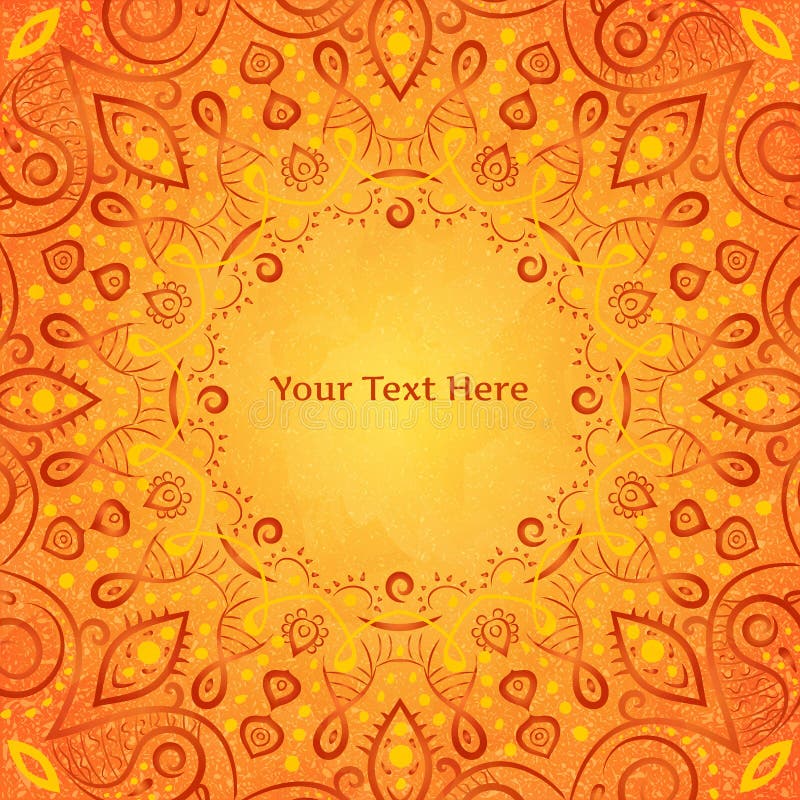 Mandala frame stock illustration. Illustration of mystical - 58842920