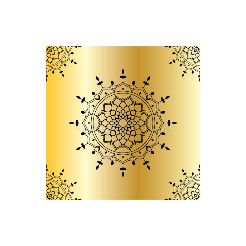 Mandala Icon and Symbol Logo Stock Illustration - Illustration of ...