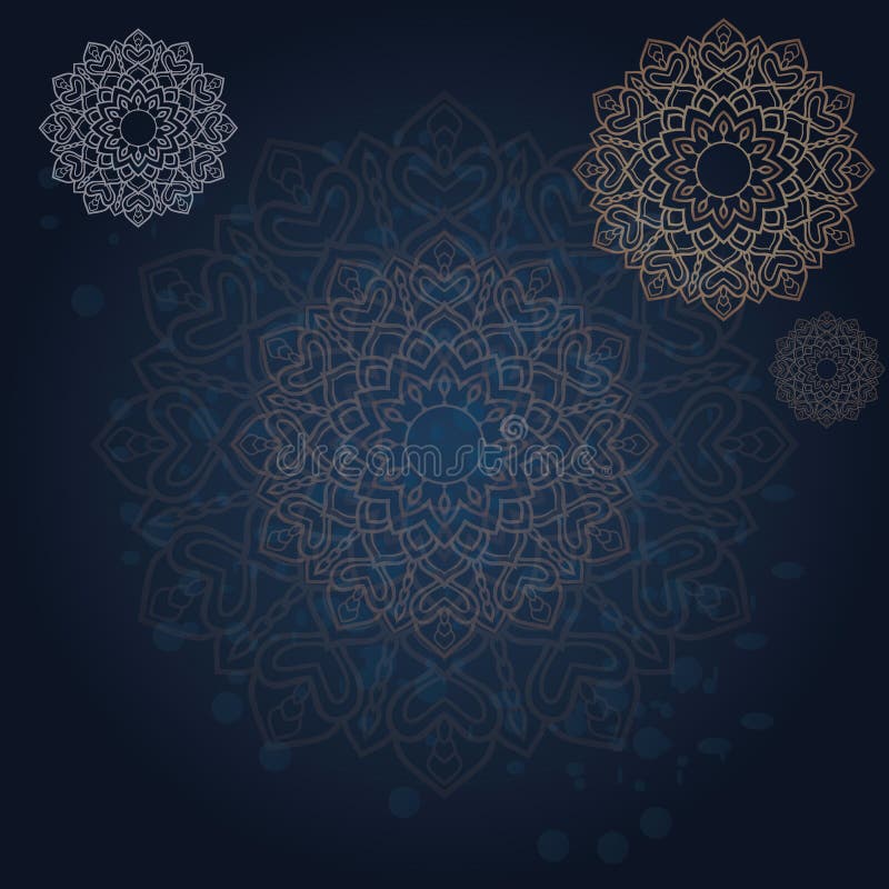 Mandala Icon and Symbol Logo Stock Illustration - Illustration of ...