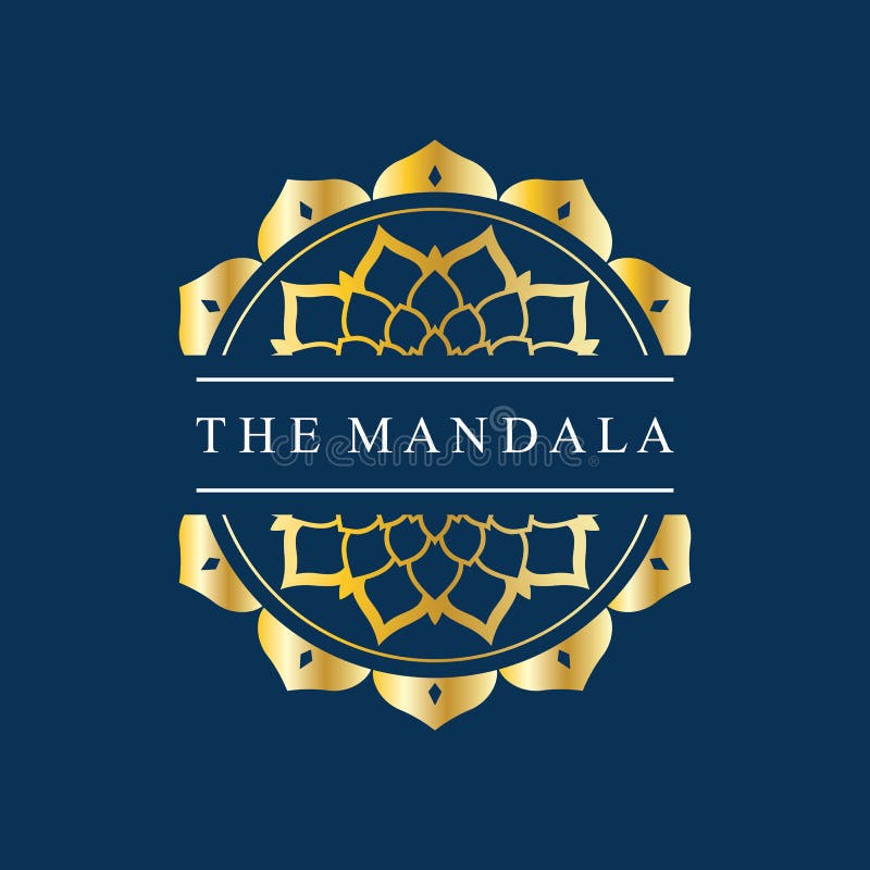 Mandala Icon and Symbol Logo Stock Illustration - Illustration of india ...