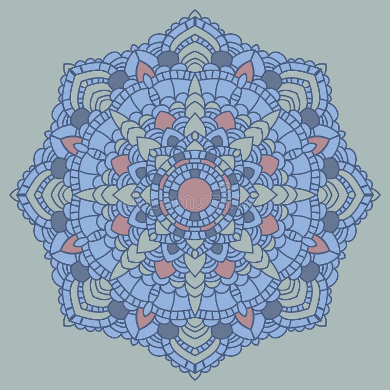 Mandala. Indian Decorative Pattern Stock Illustration - Illustration of ...