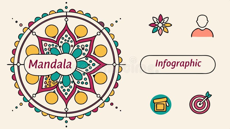 Mandala Infographic Set, Infographic Elements, Mandala Icons, Data ...