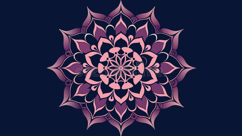 A Mandala with Intricate Patterns and Shading Created with the Purpose ...