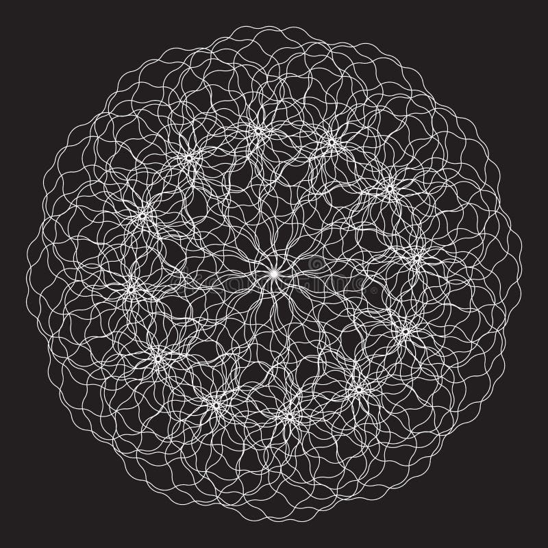 Mandala. Linear Vector Spiral Pattern or Texture Stock Vector ...