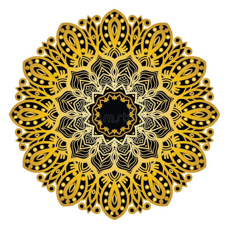 Mandala Logo Art Symbol Icon Vector Stock Vector - Illustration of ...