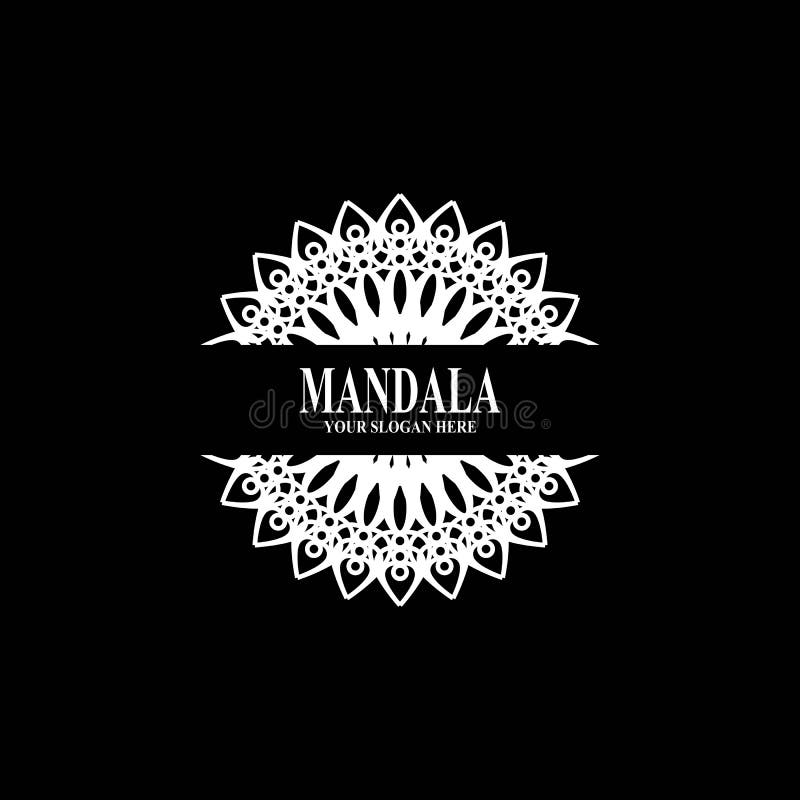 Mandala Logo Design Vector Illustration Stock Vector - Illustration of ...