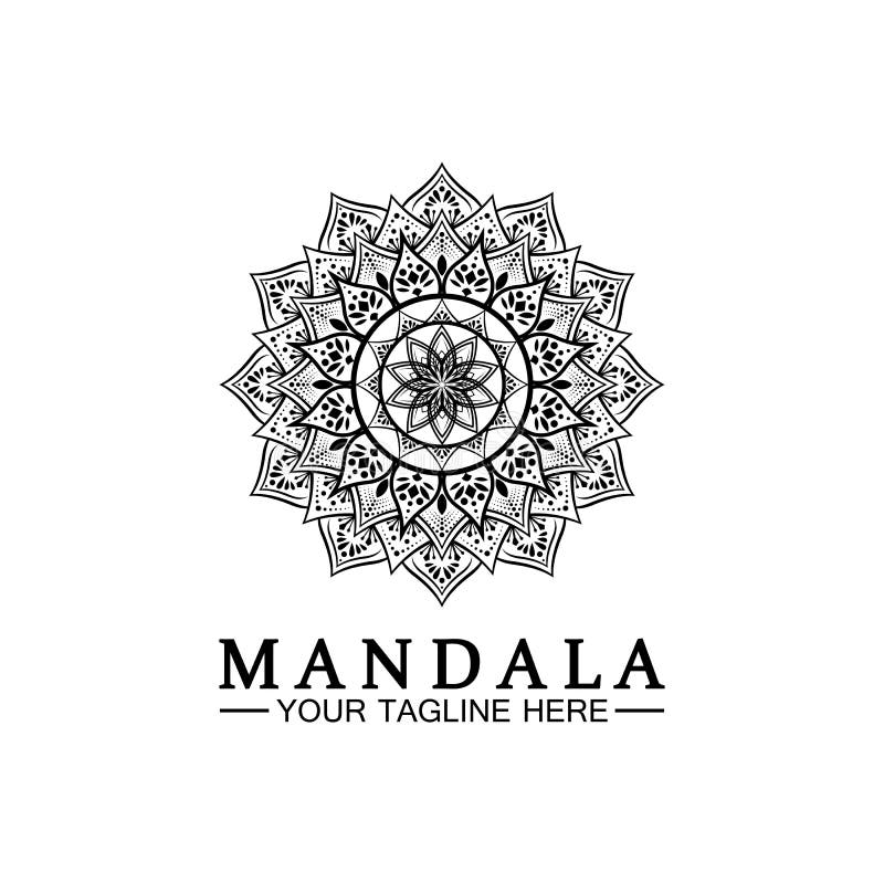 Mandala Logo Design Vector Template Stock Vector - Illustration of line ...