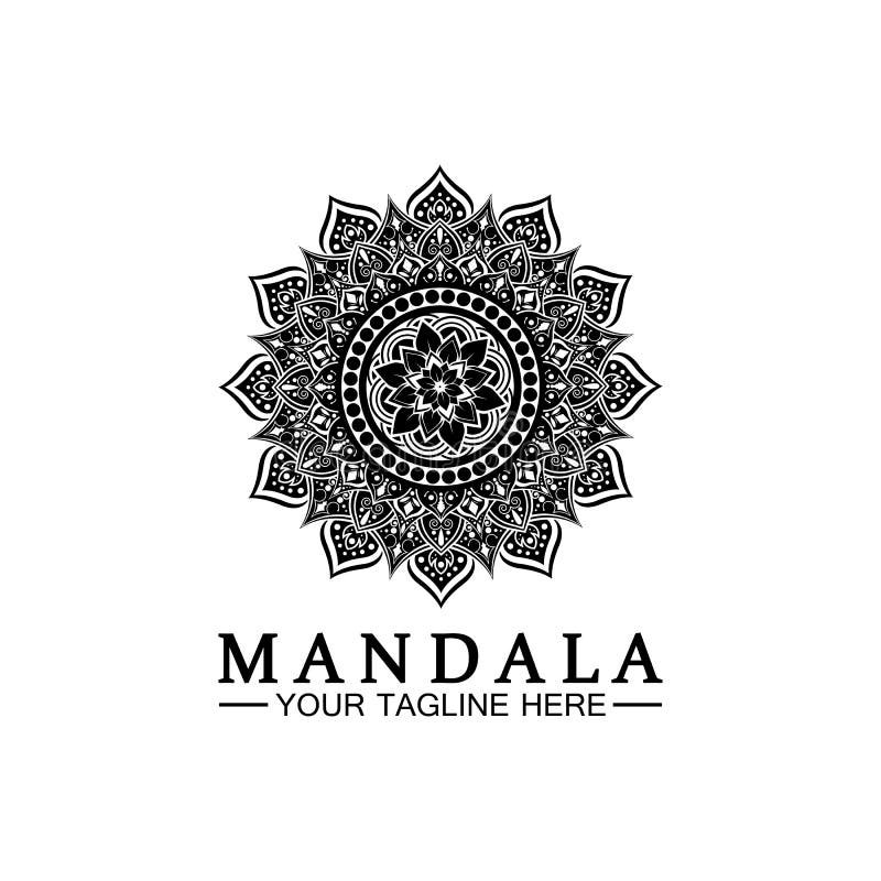 Mandala Logo Design Vector Template Stock Illustration - Illustration ...