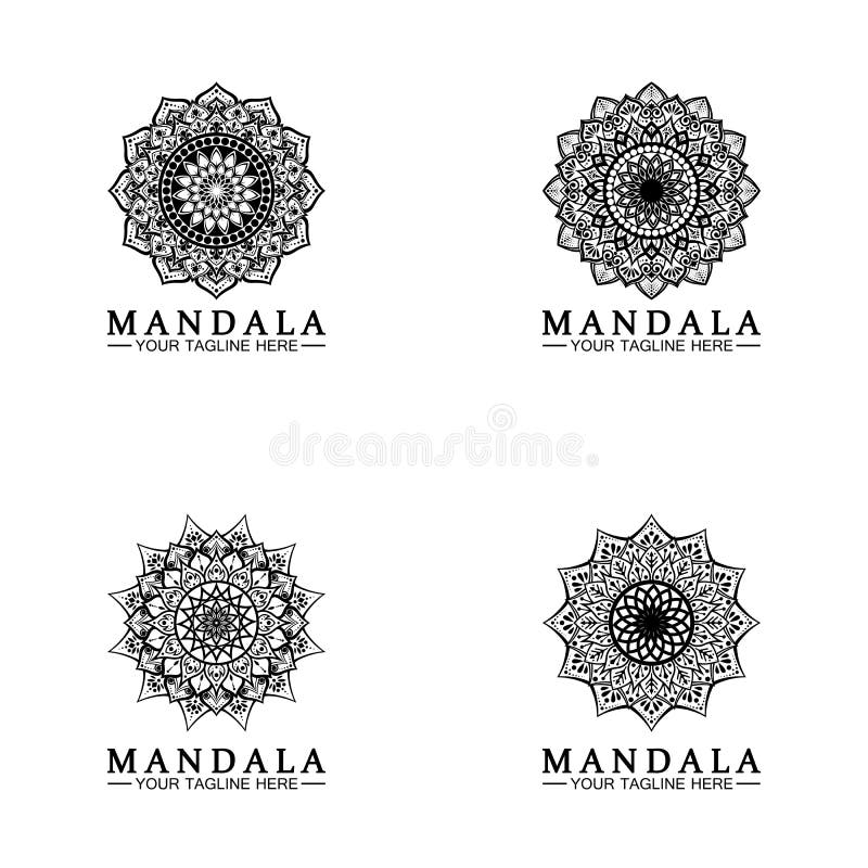 Mandala Logo Design Vector Template Stock Vector - Illustration of ...