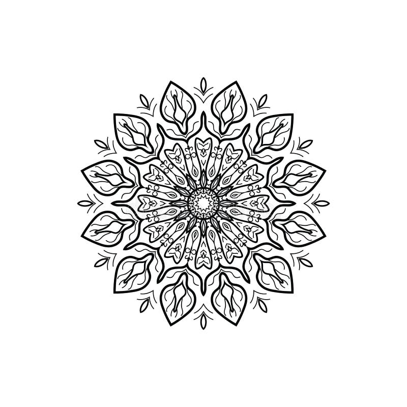 Mandala Logo Design Vector Template Stock Illustration - Illustration ...