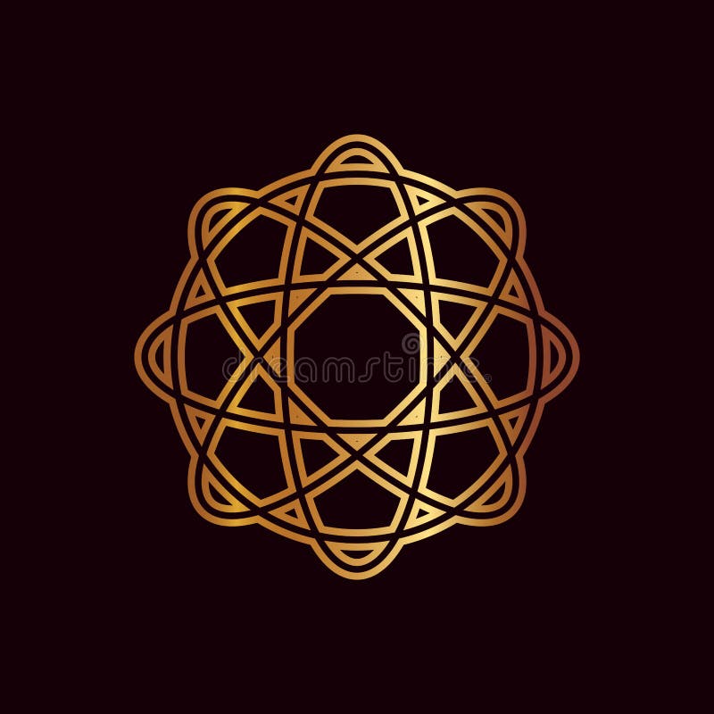 Mandala Logo Element Template, Suitable for Spa, Yoga, Meditation and ...