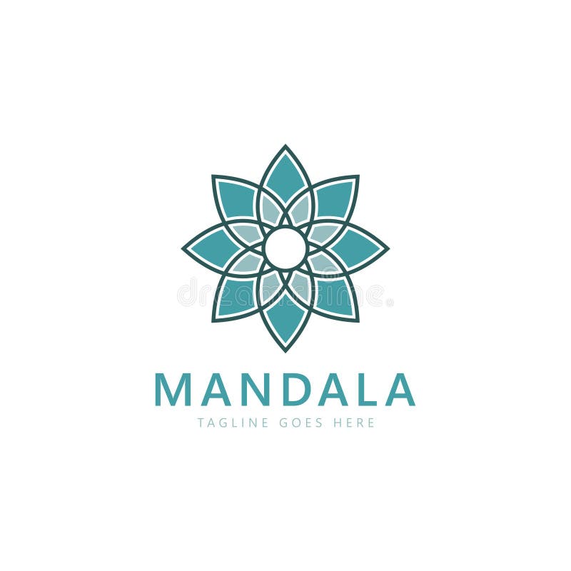 Mandala Logo Template, Circular Pattern in Form of Mandala. Oriental ...