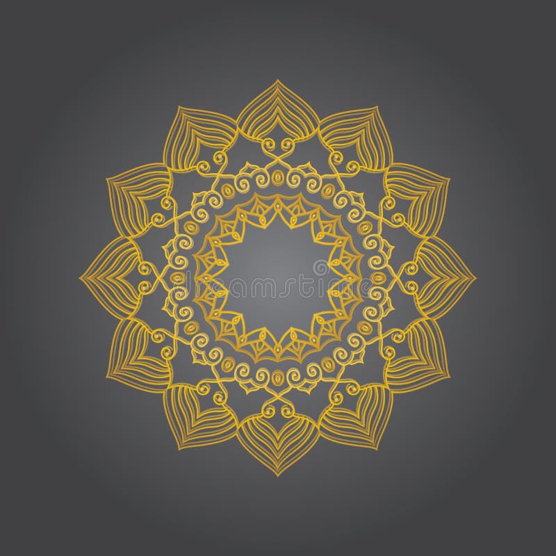 Mandala logo and vector stock illustration. Illustration of yoga ...