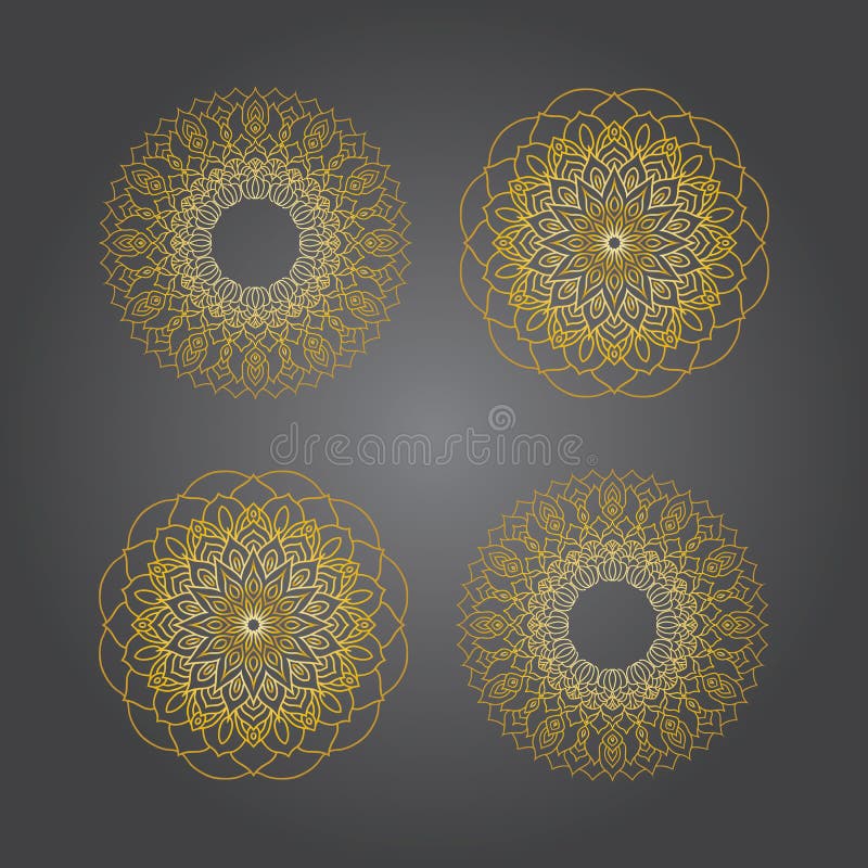 Mandala logo and vector stock illustration. Illustration of asian ...