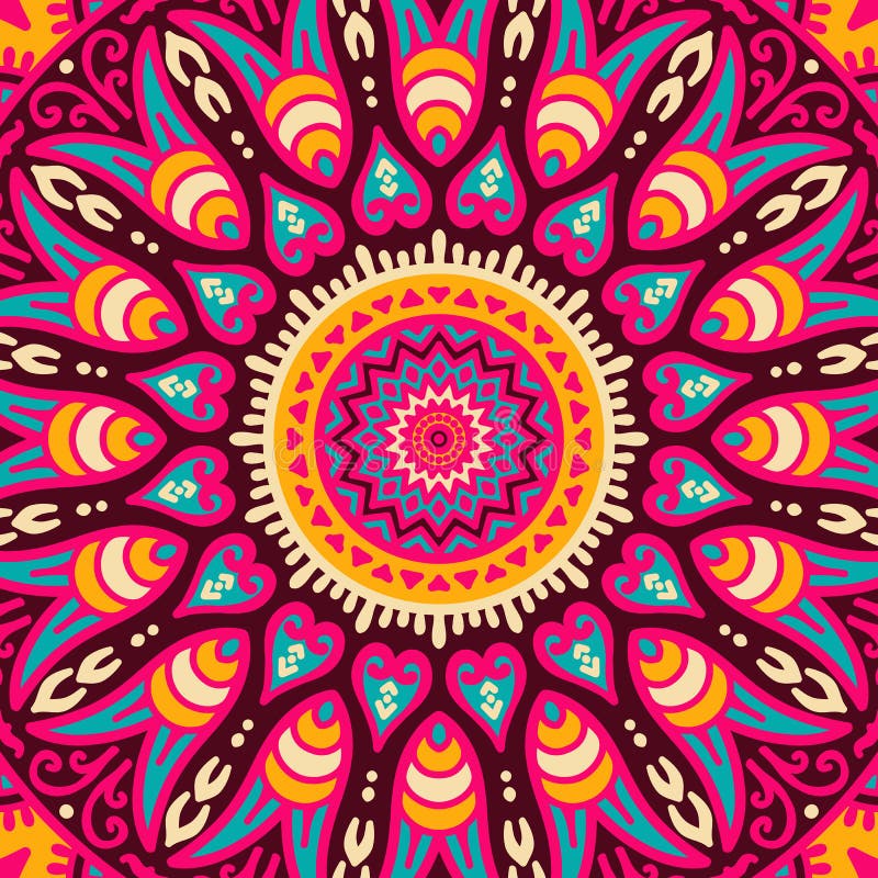 Mandala core stock vector. Illustration of blue, energy - 31712853