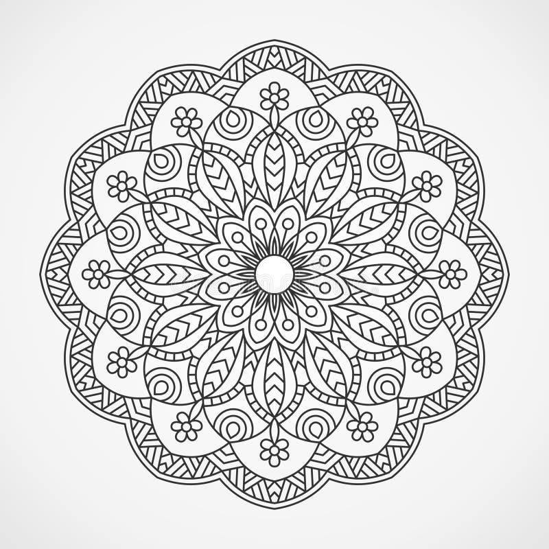 Mandala. Ornamental Round Pattern Stock Vector - Illustration of ...