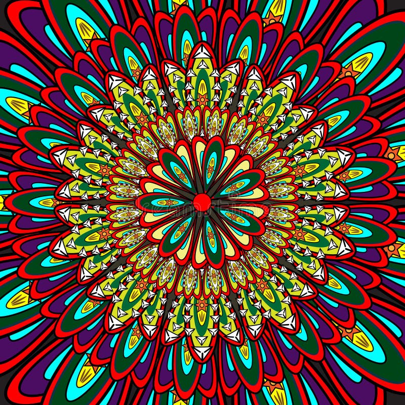 Mandala pattern stock vector. Illustration of orient - 54150051