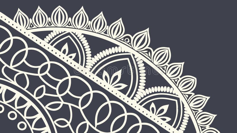 Mandala Pattern Corner, Ornamental Design, Decorative Art, Intricate ...