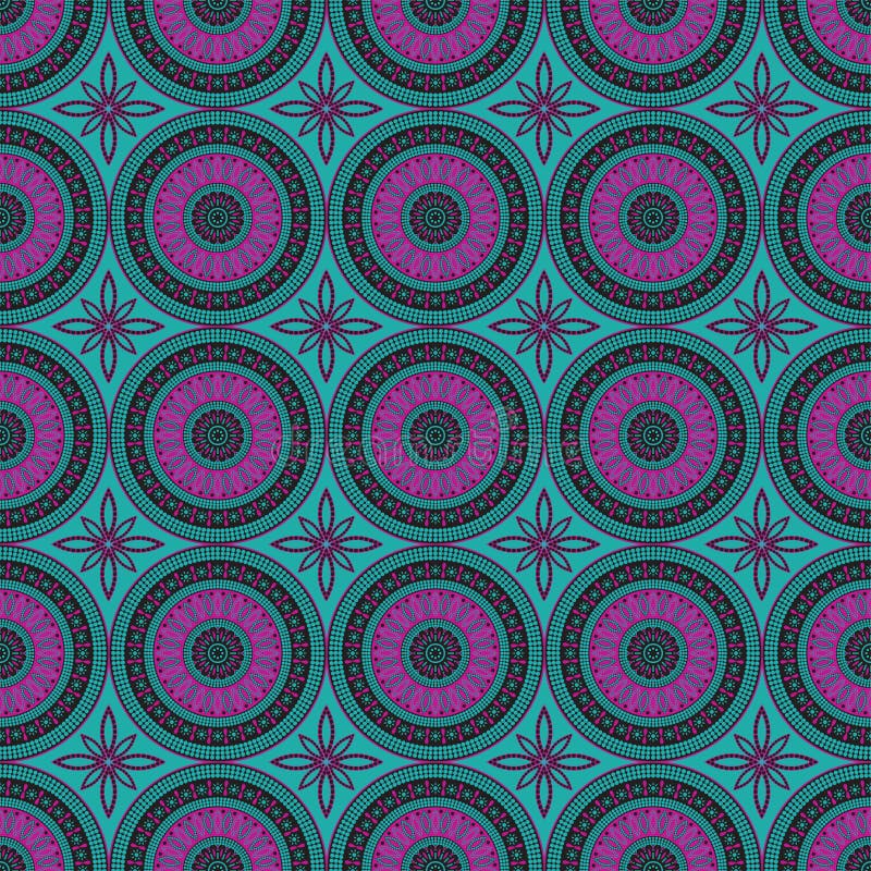 Mandala Print Design for Textile and Fabric Design Stock Illustration ...