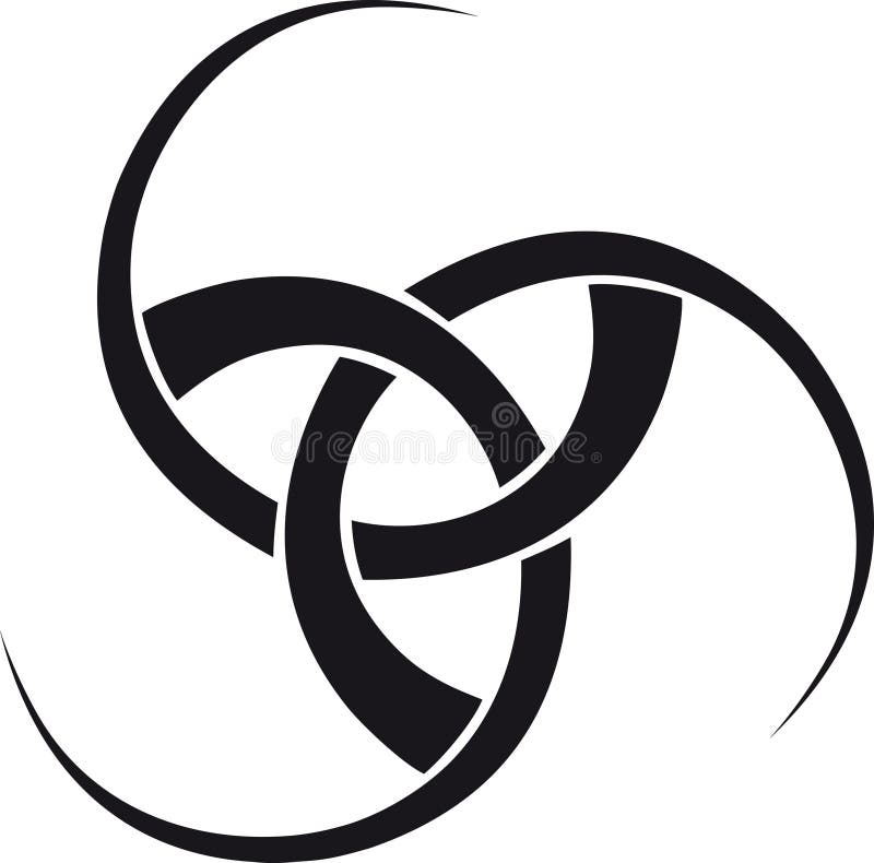 Celtic Knot and Triskelion Circle - Celtic Symbol Trinity Sacred ...