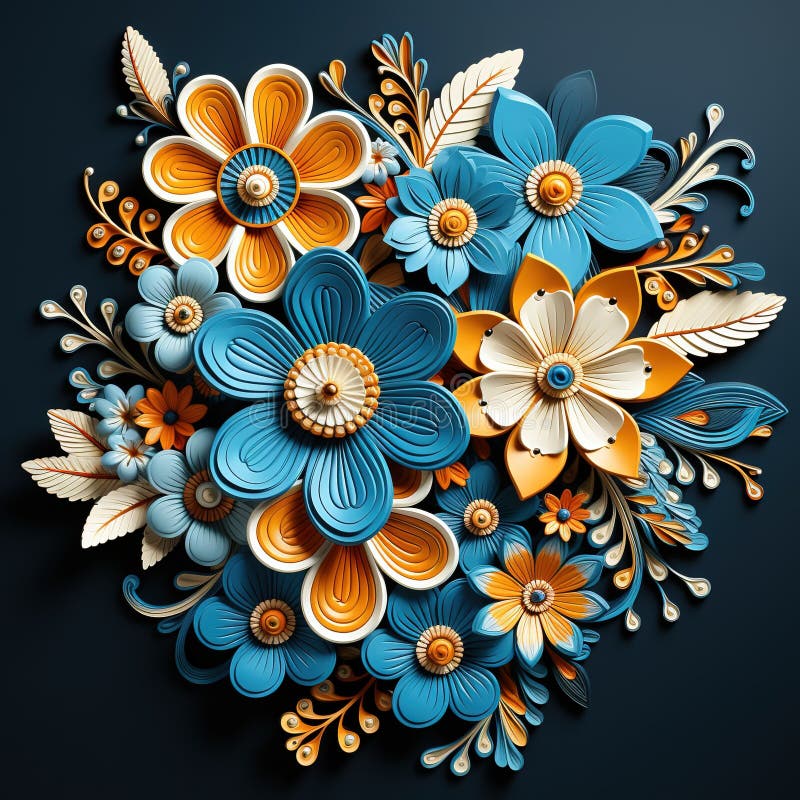 Mandala Rangoli Design for Dewali Background Wallpaper Stock ...