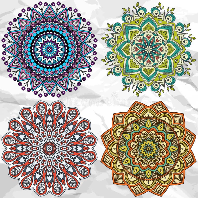 Mandala stock vector. Illustration of chinese, decoration - 55638103