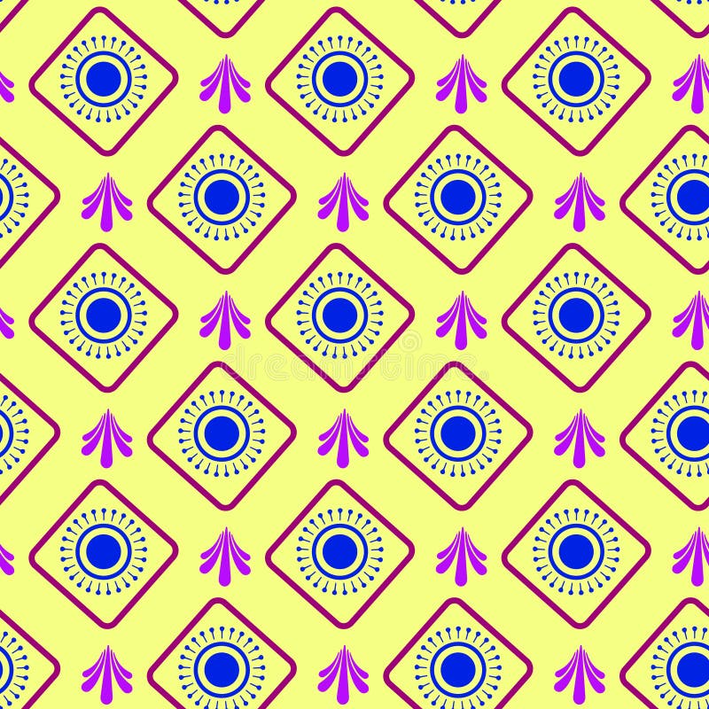 Mandala Seamless Pattern Design Stock Vector - Illustration of vector ...