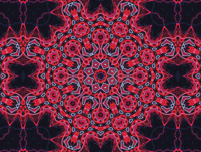 Mandala Spiritual Background Seamless Texture Stock Illustration ...