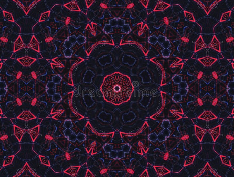 Mandala Spiritual Background Seamless Texture Stock Illustration ...