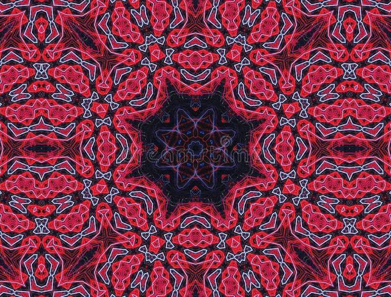 Mandala Spiritual Background Seamless Texture Stock Illustration ...