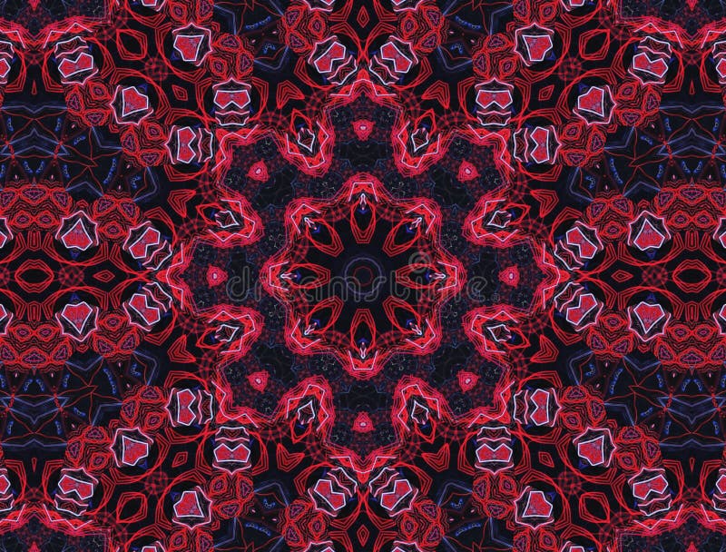 Mandala Spiritual Background Seamless Texture Stock Illustration ...