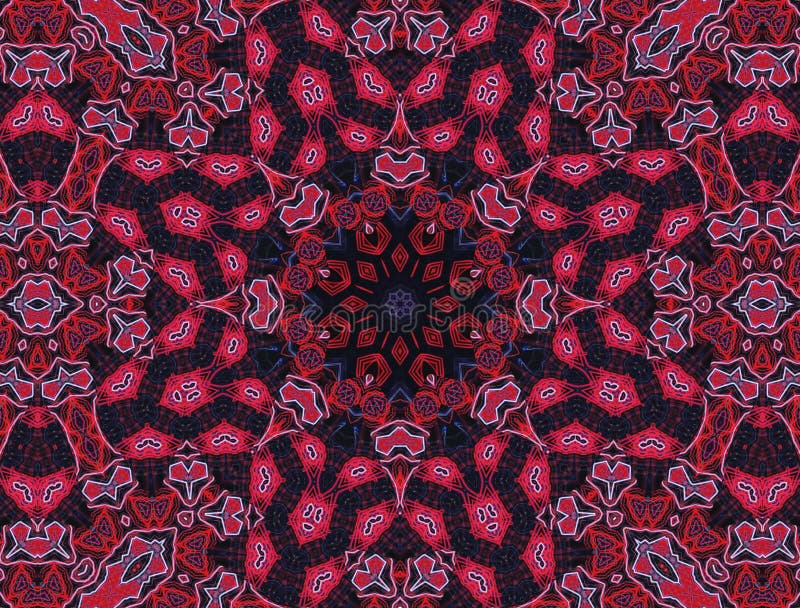 Mandala Spiritual Background Seamless Texture Stock Illustration ...